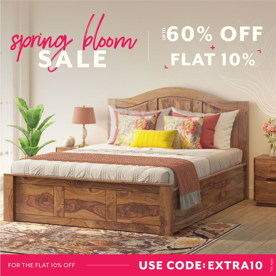 Upto 60% Off on Furniture this Spring Bloom Sale! - Urban Ladder