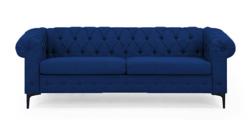 Rolex Fabric Sofa Navy Blue Urban Ladder