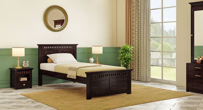 Fidora Single Bed Finish Teak Urban Ladder